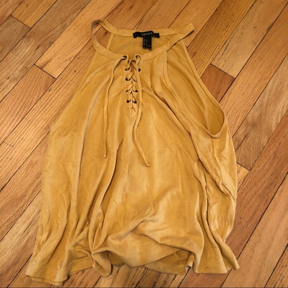 Forever 21 | Tops | Yellow Halter Top | Poshmark